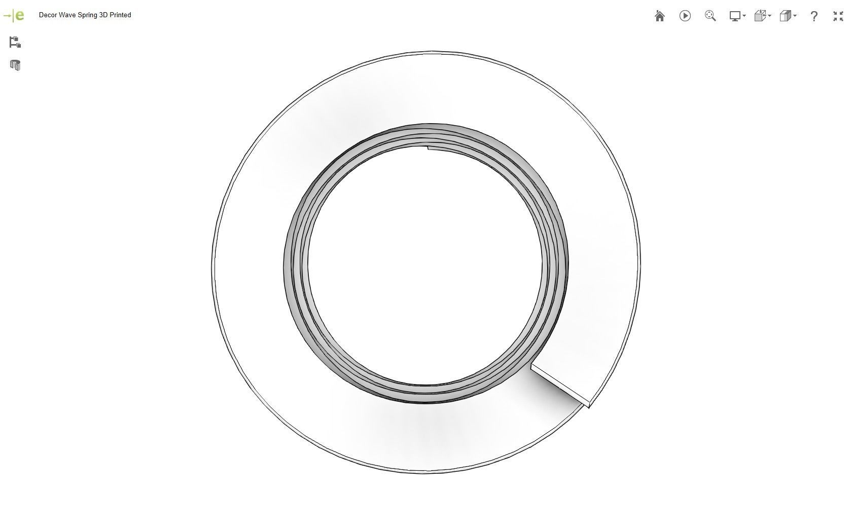 Wave Spring 3D model 3D printable | CGTrader