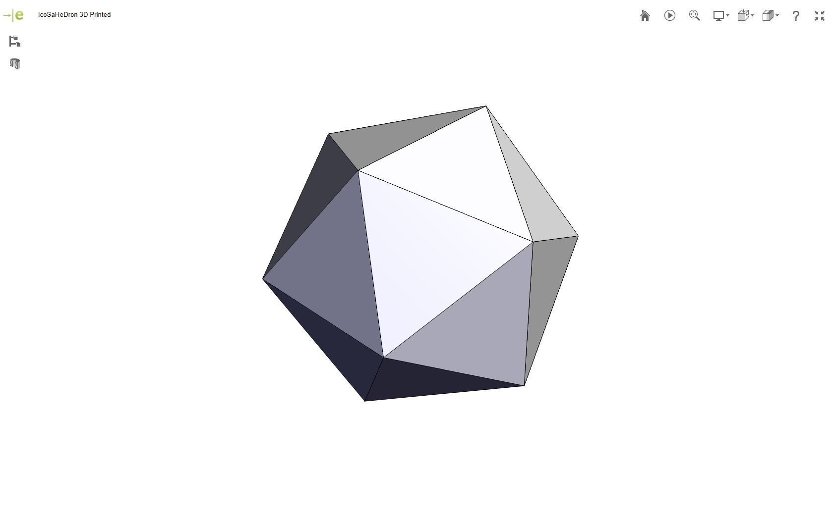 IcoSaHeDron 3D model 3D printable | CGTrader