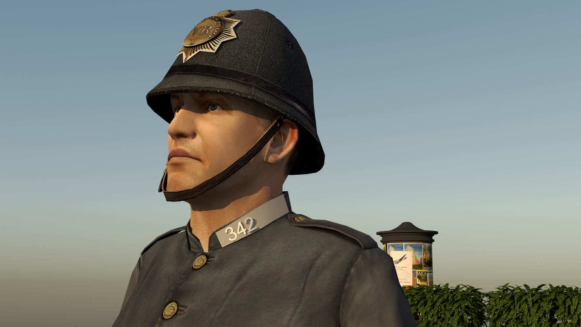 British Policeman 3D model | CGTrader
