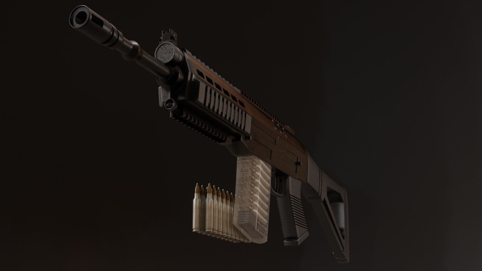 SIG SG 553 3D model | CGTrader