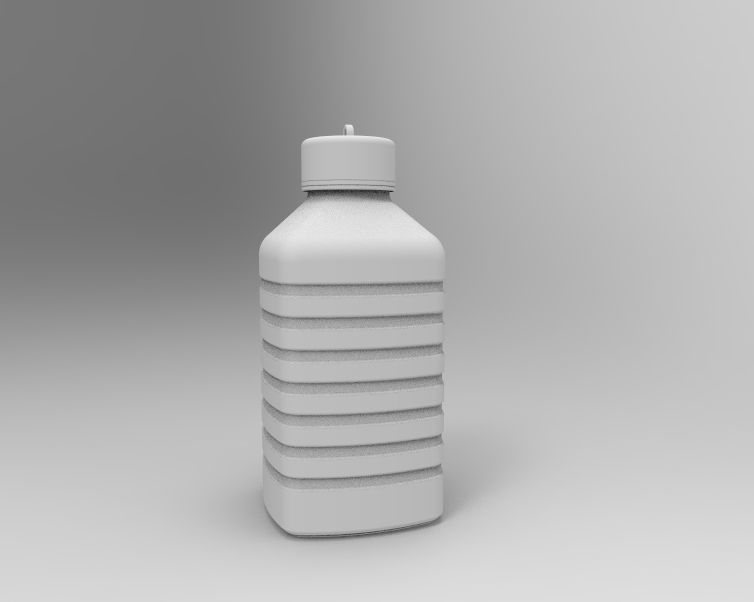 Water Flask 3D model 3D printable | CGTrader
