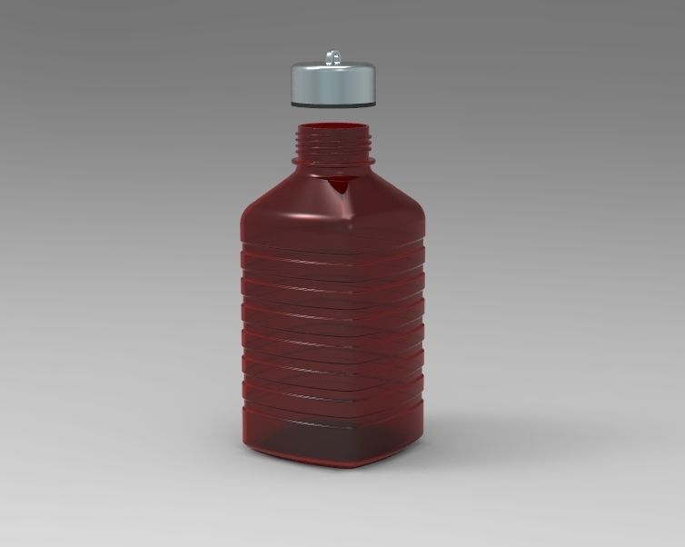 Water Flask 3D model 3D printable | CGTrader