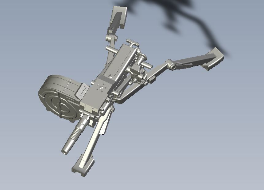 AGS-17 grenade launcher 3D model | CGTrader