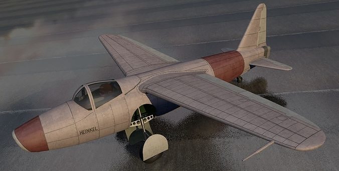 Heinkel He-178 3D model | CGTrader