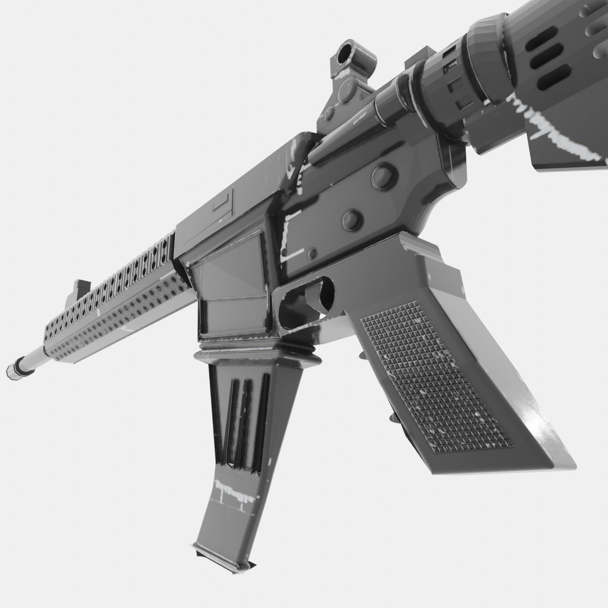 GUN M416 3D model | CGTrader