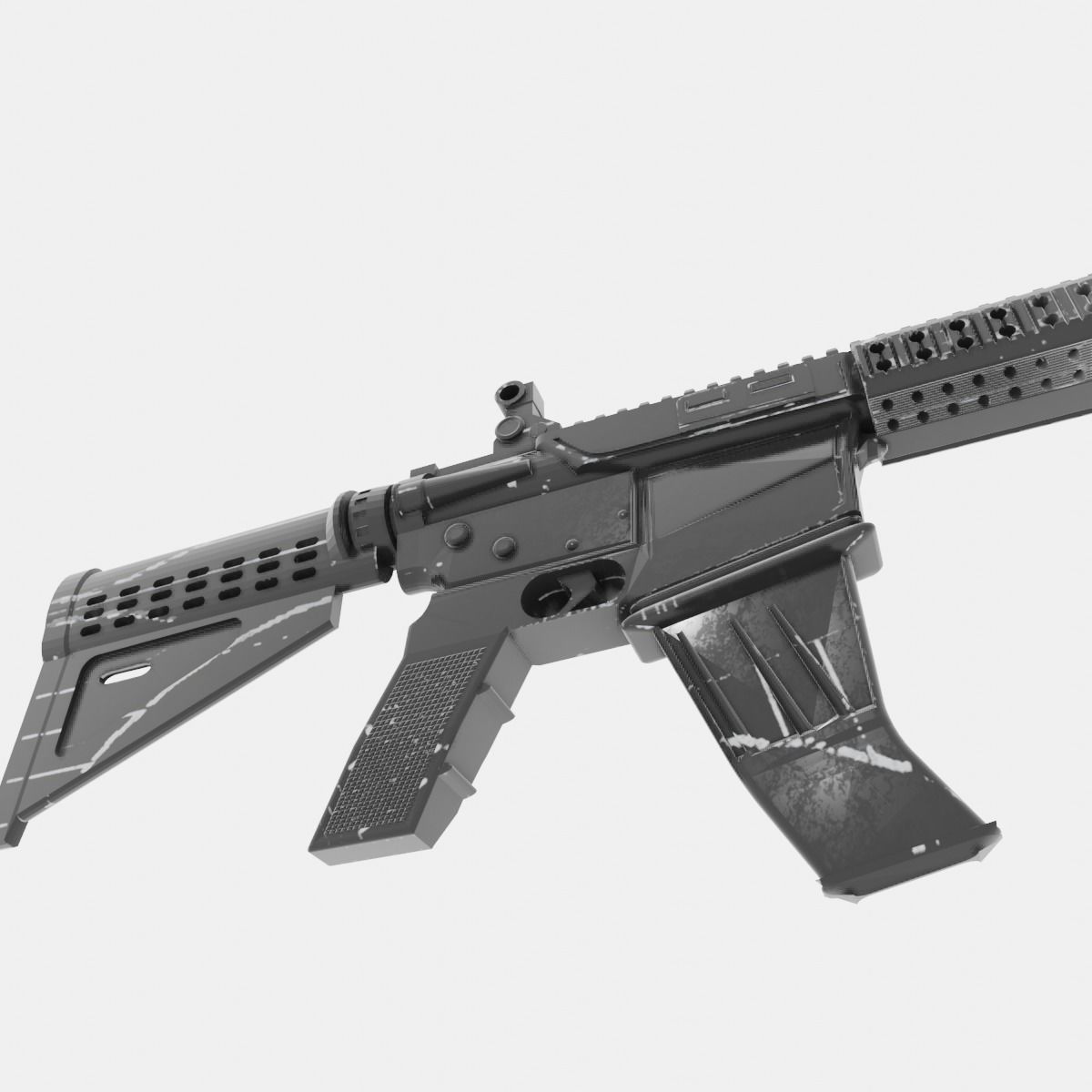 GUN M416 3D model | CGTrader