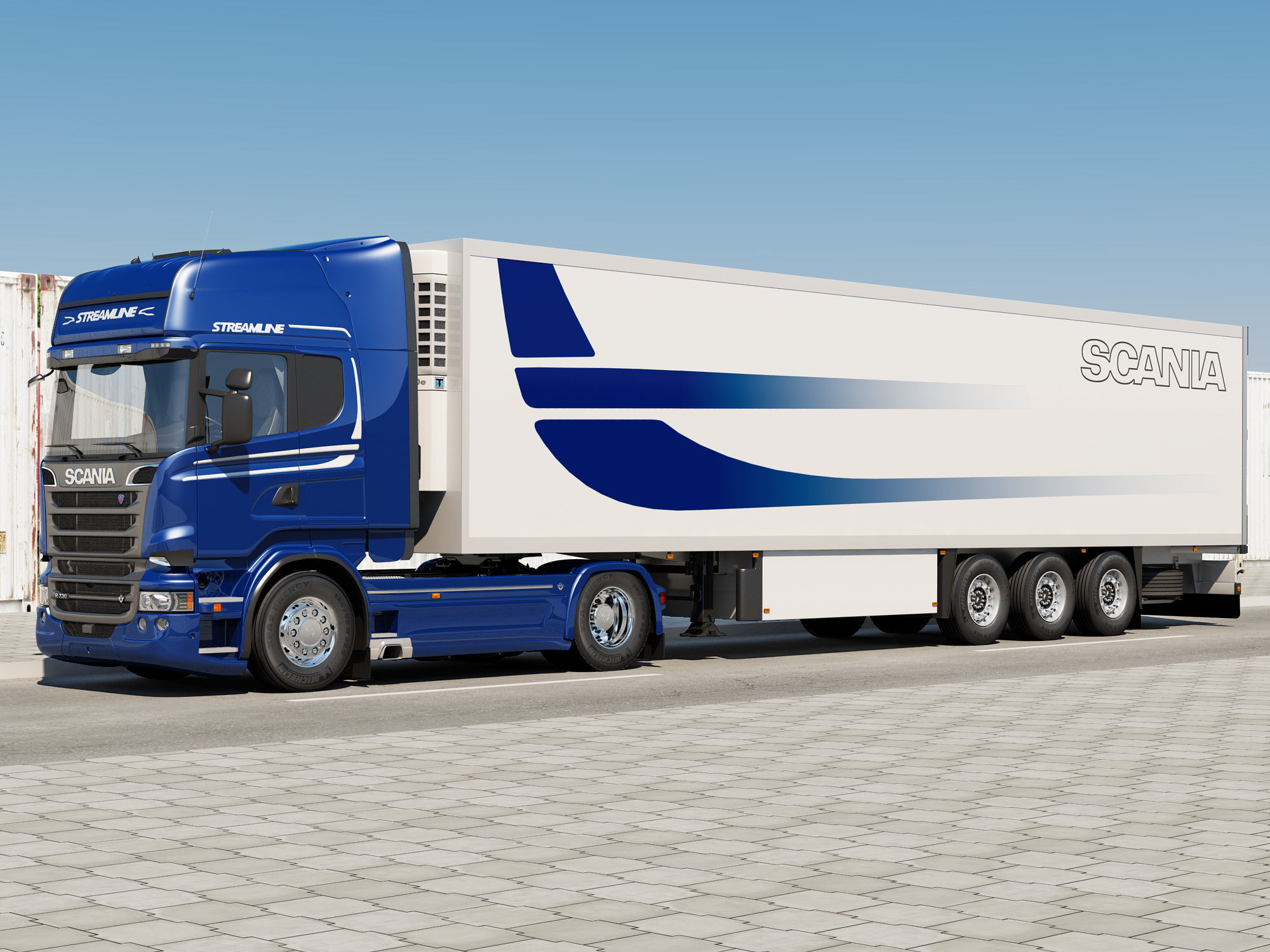 Streamline truck 2013 3D model | CGTrader