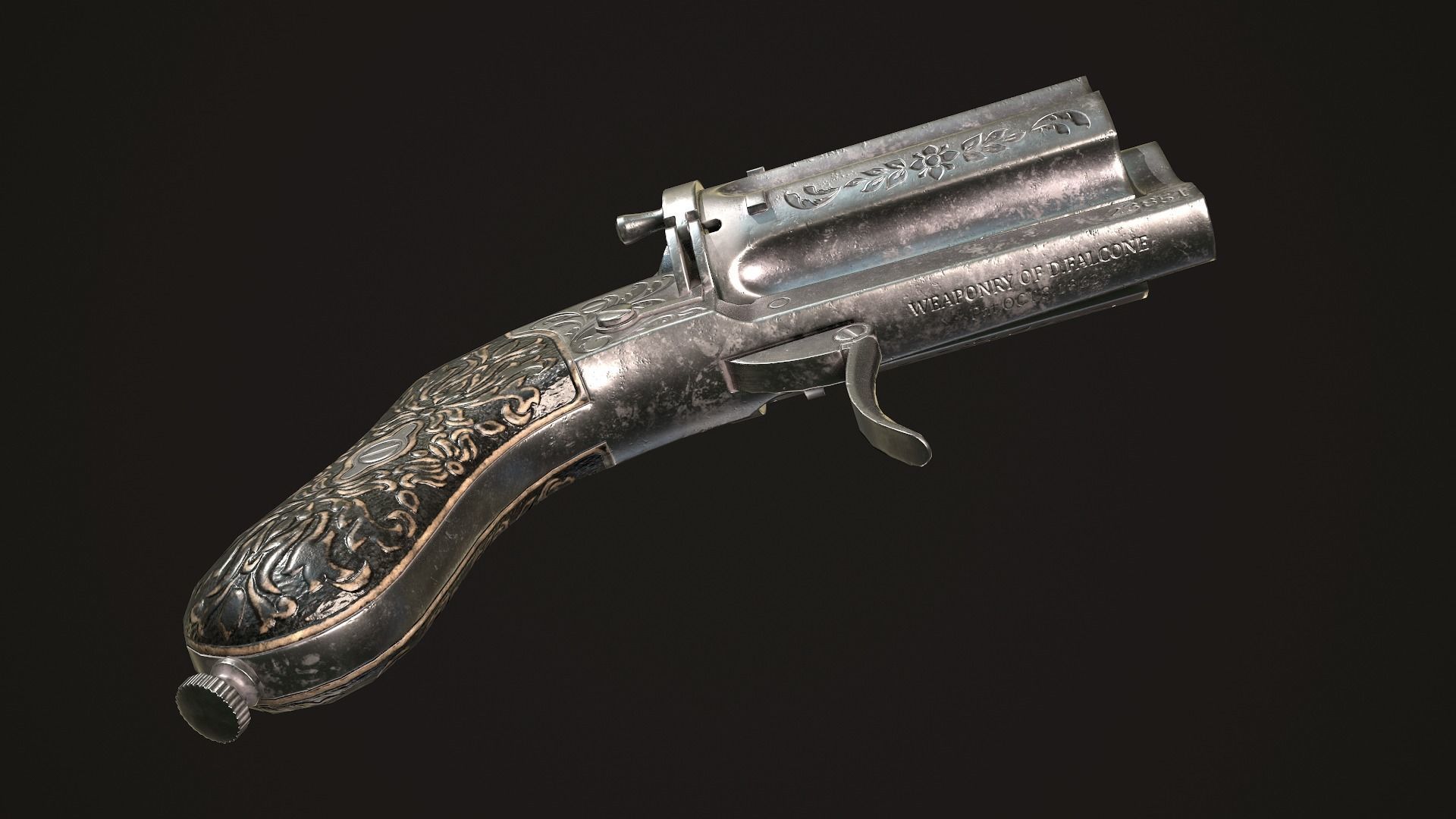 Vintage Revolver Collection | CGTrader