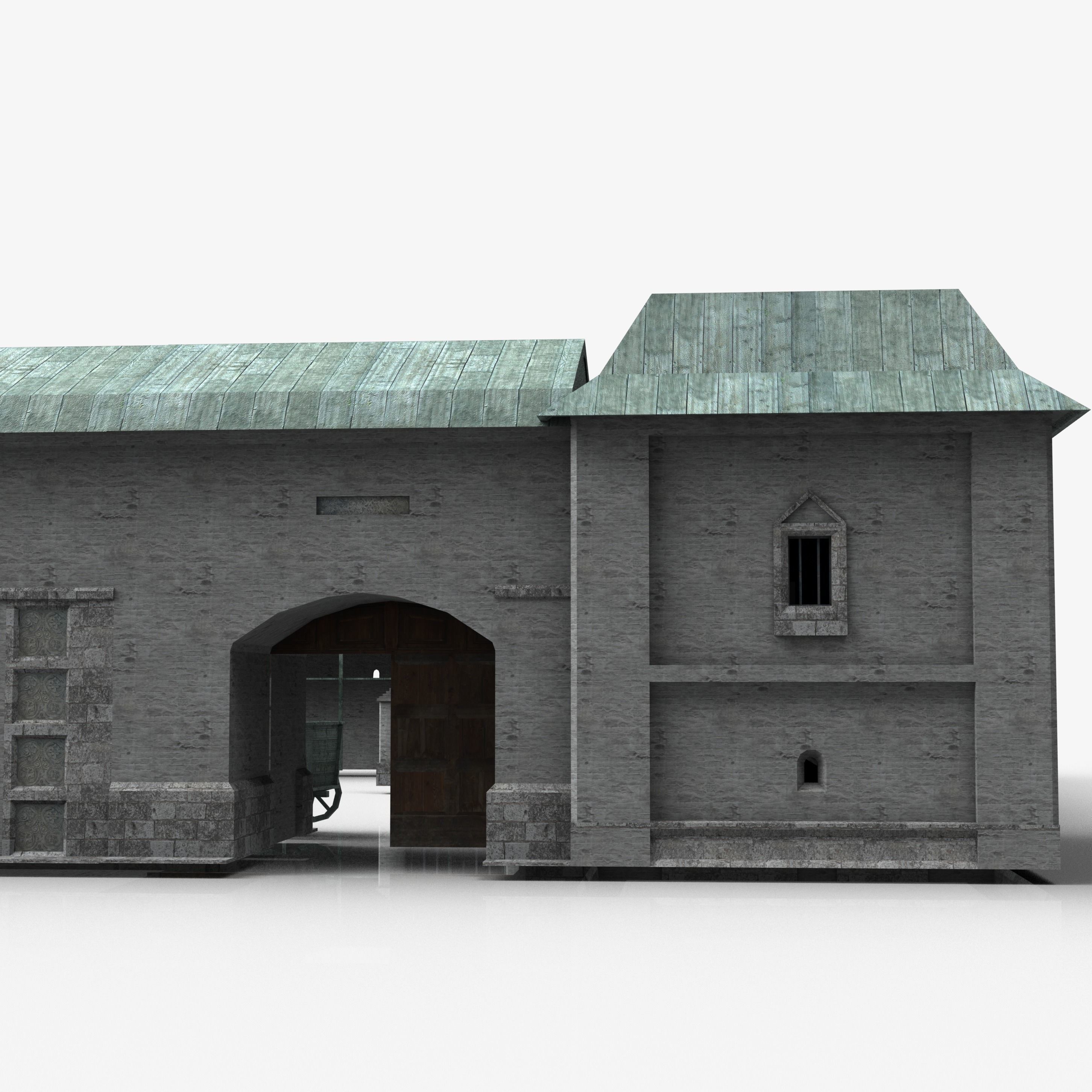 3D model Fort modular VR / AR / low-poly | CGTrader