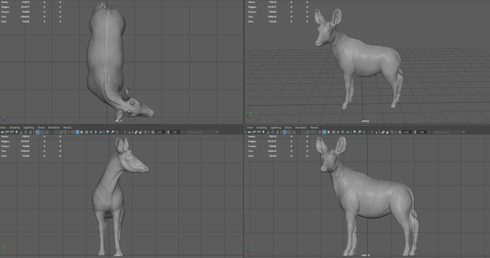 3D model OKAPI VR / AR / low-poly | CGTrader