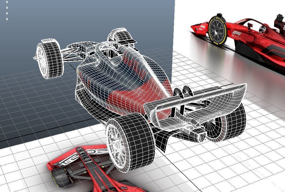 F1 2021 car 3D model | CGTrader