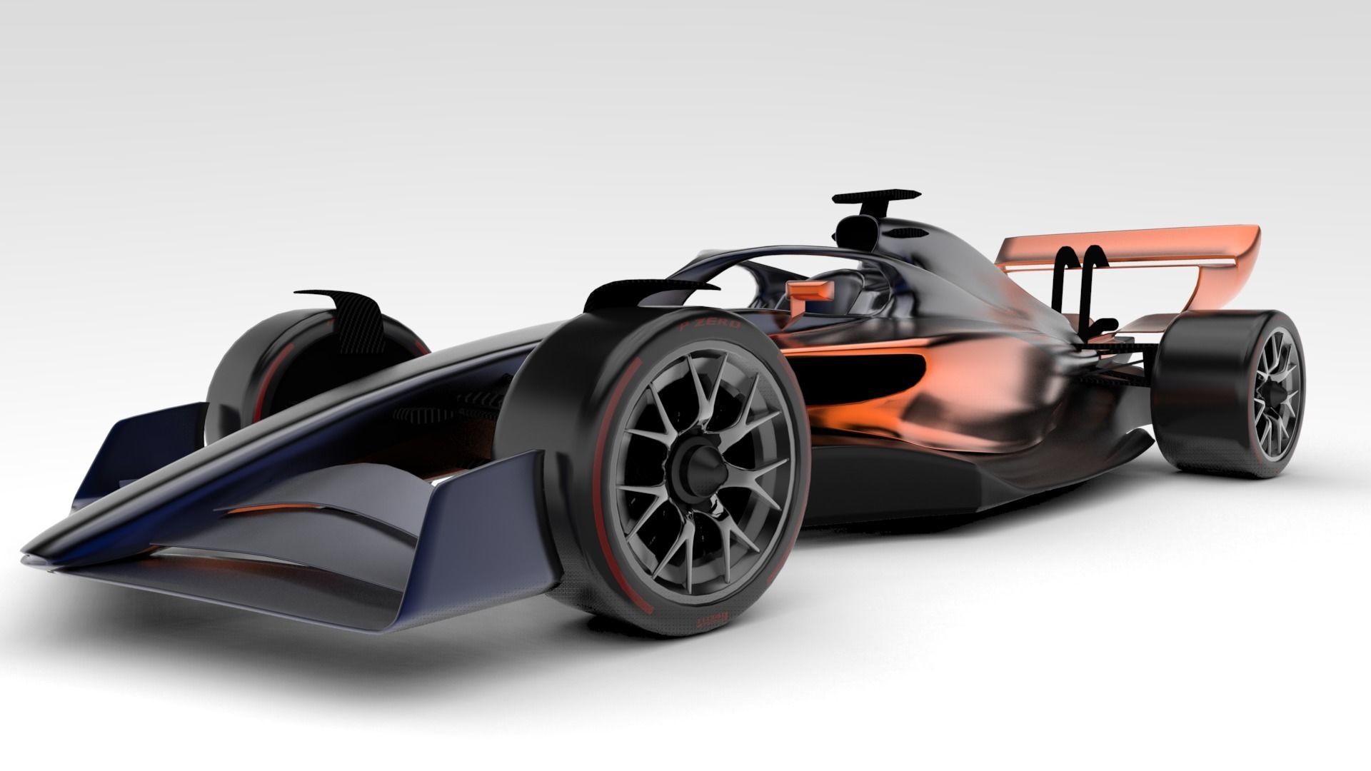 F1 2021 car 3D model | CGTrader