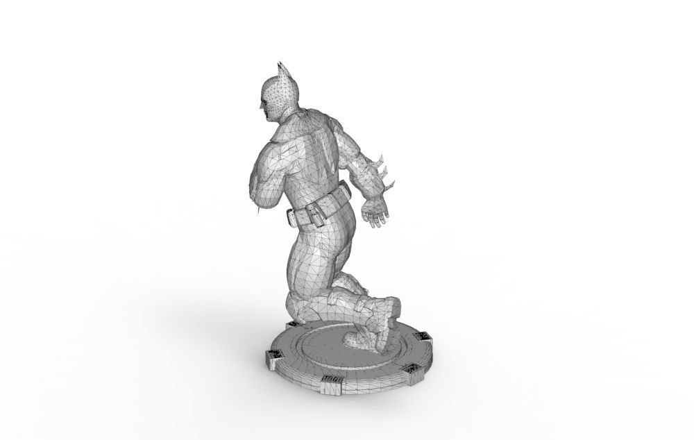 Batman - Speed Running Pose 3D model 3D printable | CGTrader