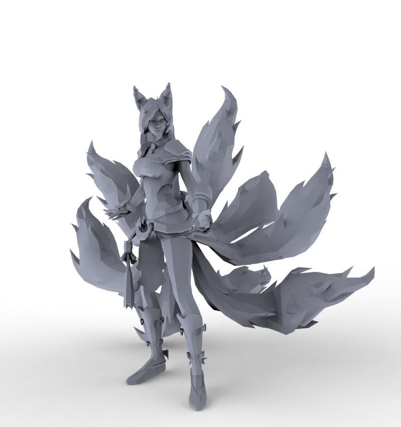 Ahri 3d print 3D model 3D printable | CGTrader