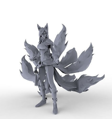 Ahri 3d print 3D model 3D printable | CGTrader