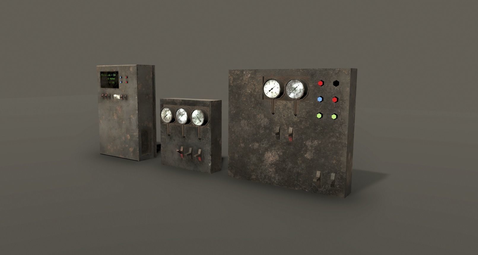 3D model Low poly machinery models pack VR / AR / low-poly | CGTrader