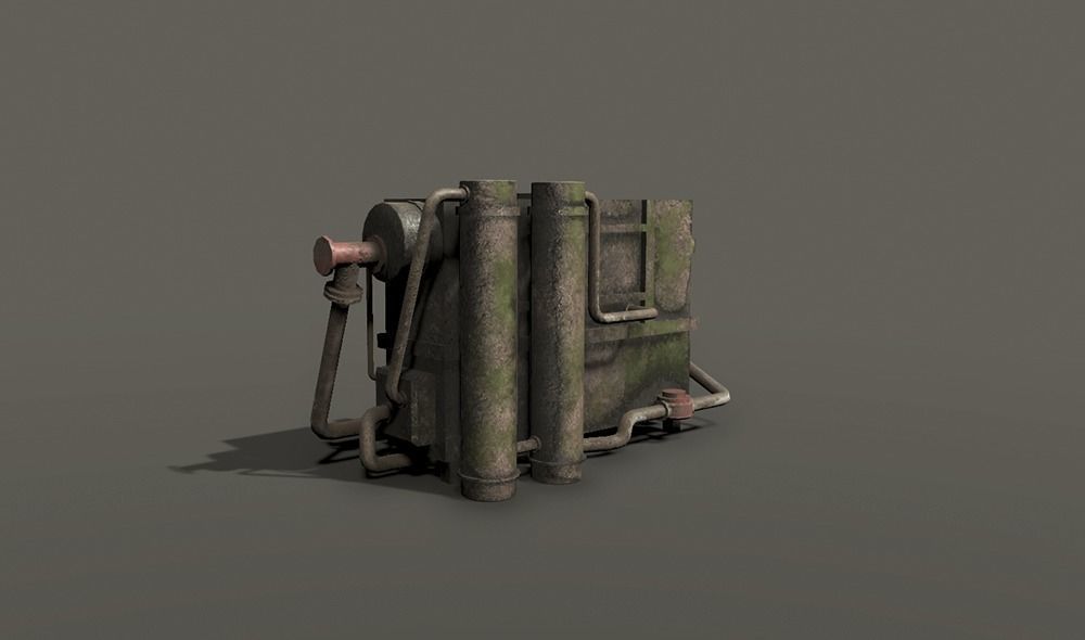 3D model Low poly machinery models pack VR / AR / low-poly | CGTrader