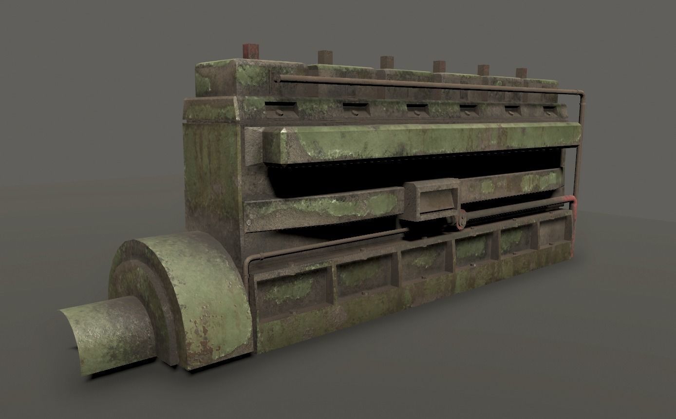 3D model Low poly machinery models pack VR / AR / low-poly | CGTrader