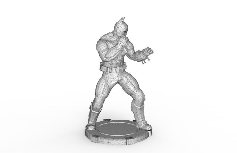 Batman - Knee Jabs To Uppercut 3D model 3D printable | CGTrader