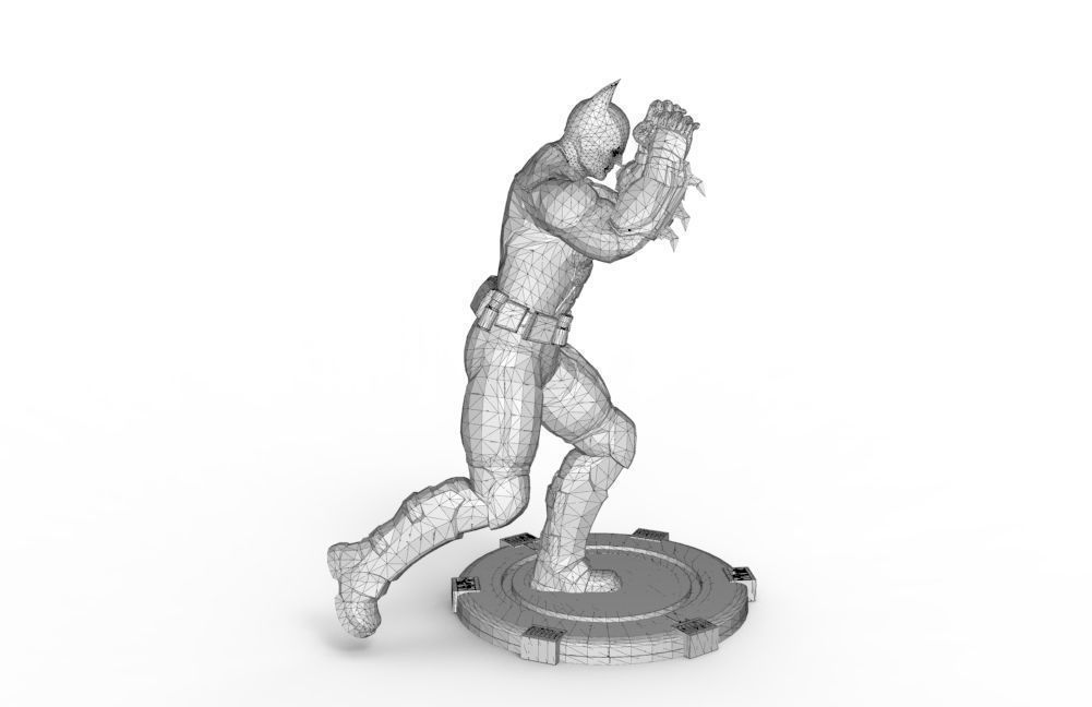 Batman - Knee Jabs To Uppercut 3D model 3D printable | CGTrader