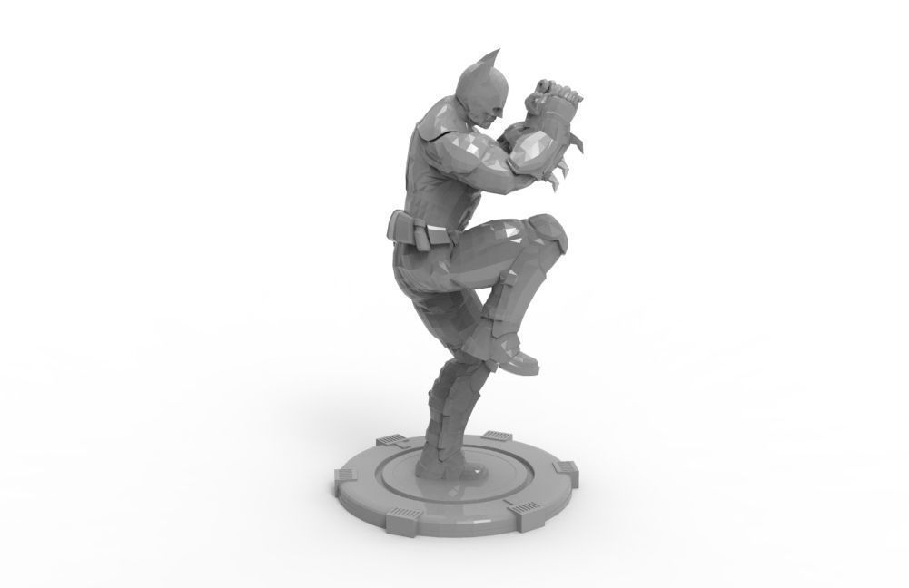 Batman - Knee Jabs To Uppercut 3D model 3D printable | CGTrader