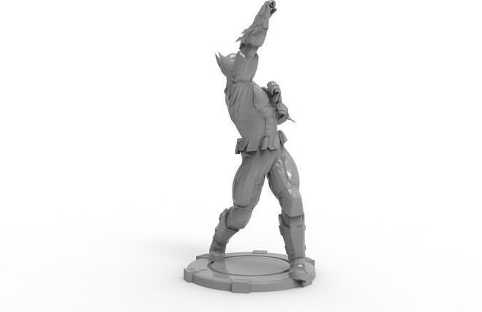 Batman - Knee Jabs To Uppercut 3D model 3D printable | CGTrader