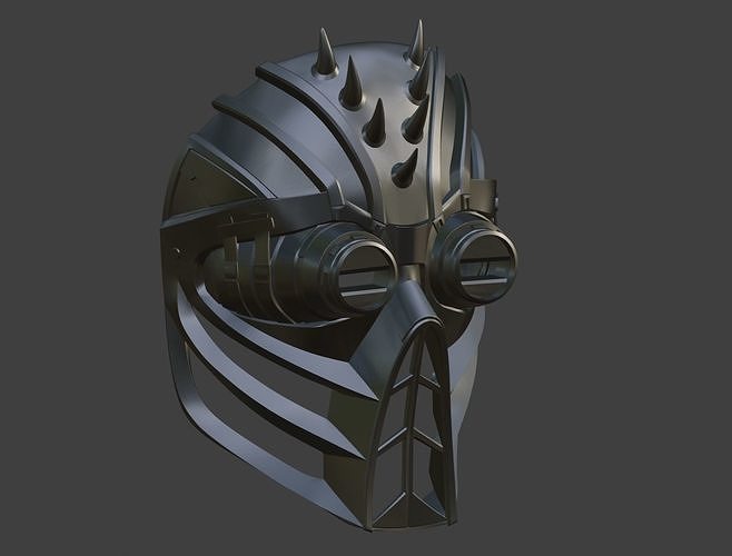 Classic Kabal mask for face from Mortal Kombat 11 3D model 3D printable ...