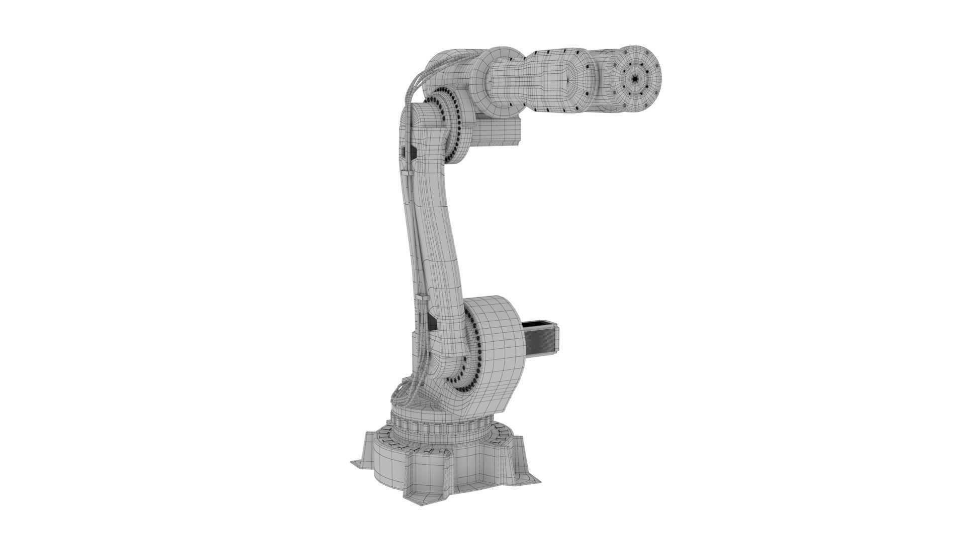 ABB IRB 6620 Industrial Robot 3D model | CGTrader