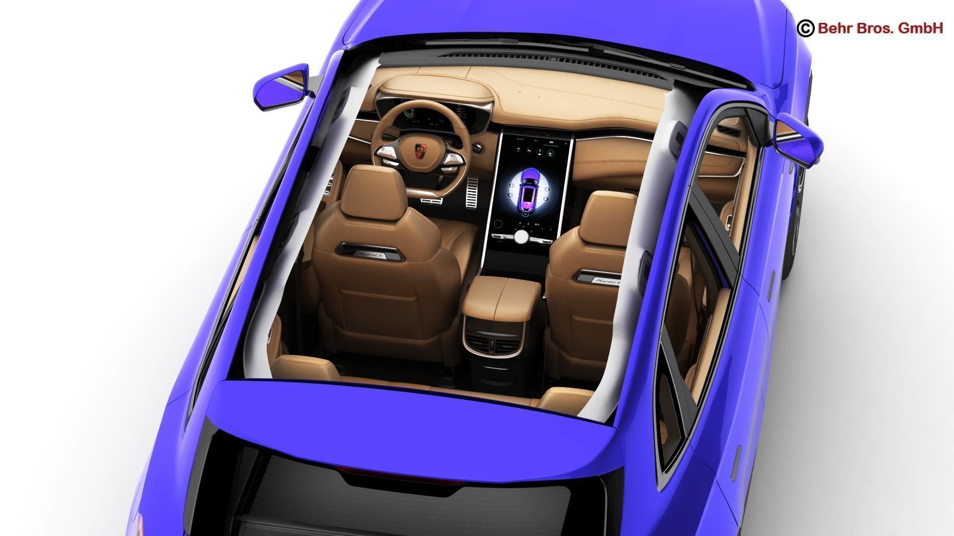 Roewe Marvel X 3D model animated | CGTrader