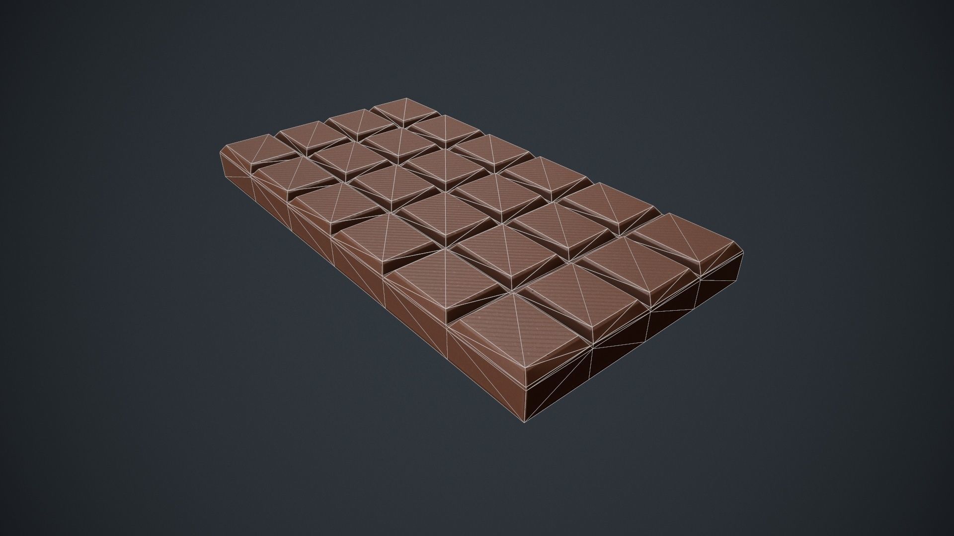 3D model Chocolate Bar VR / AR / low-poly | CGTrader