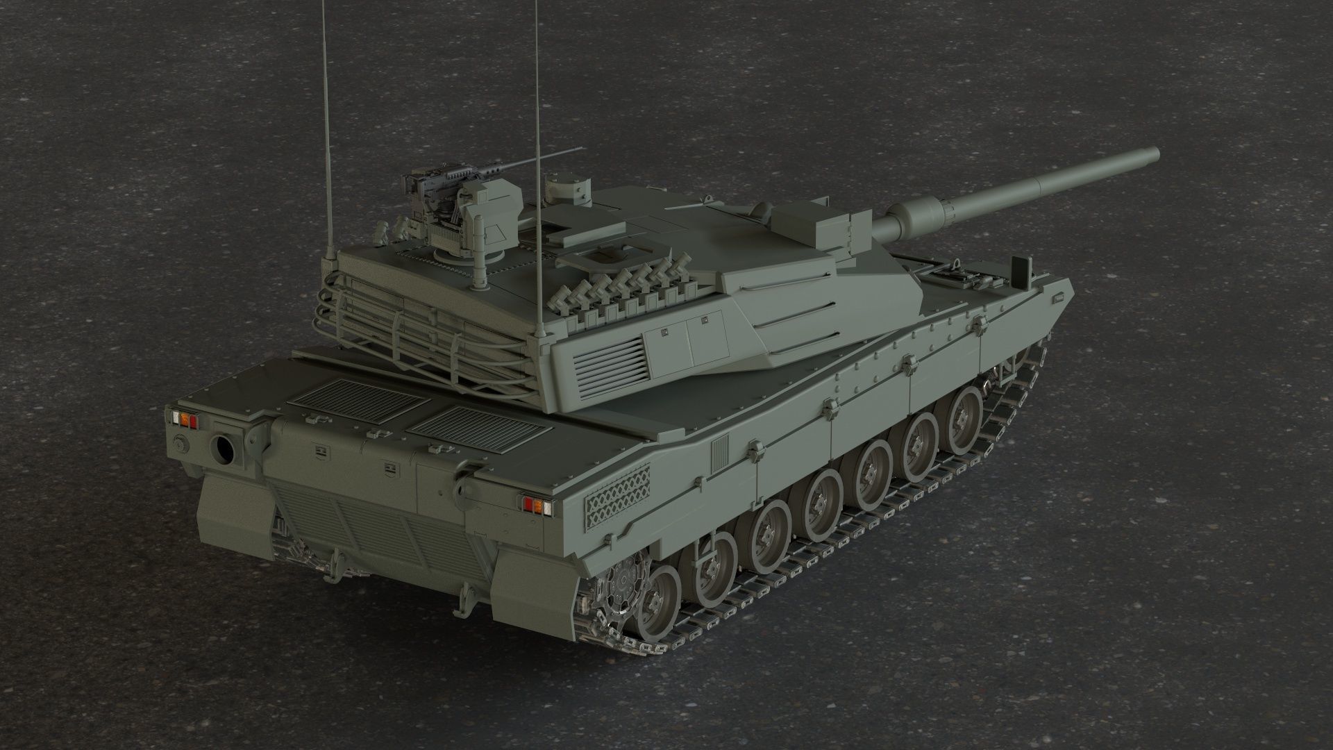 Altay War Tank 3D model | CGTrader