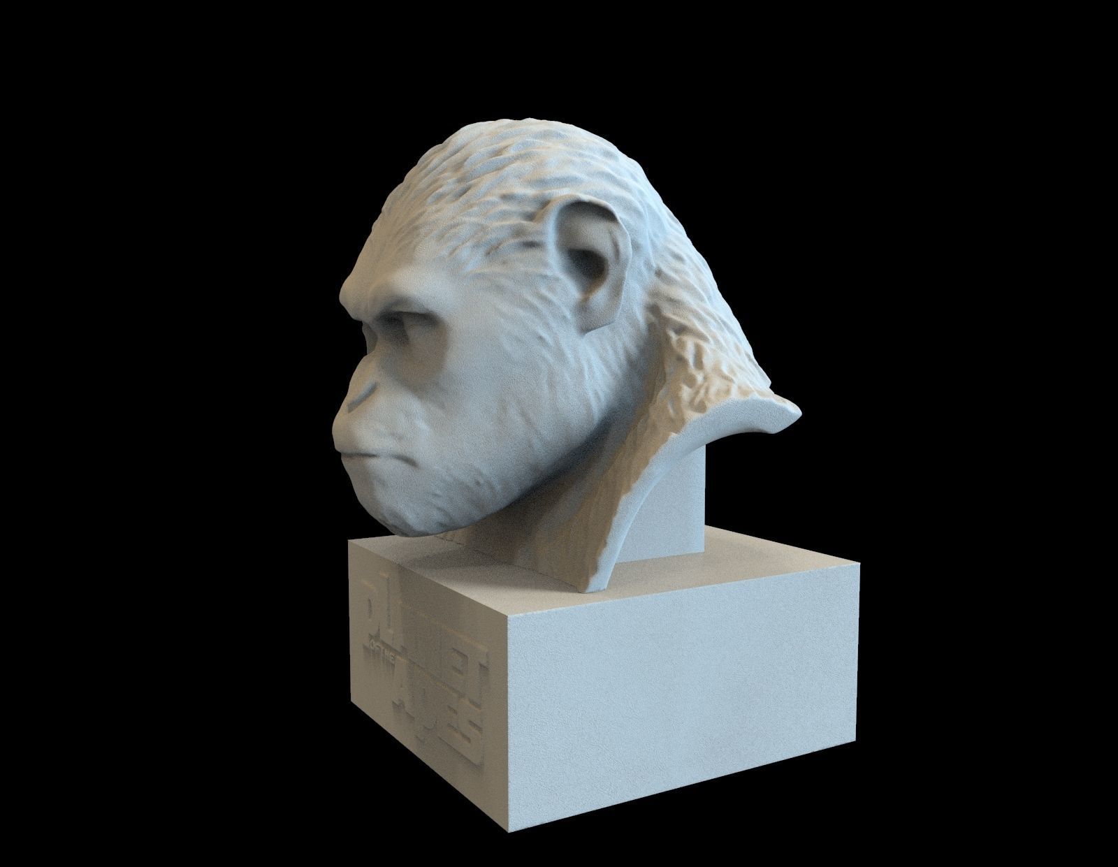 Caesar Bust - Planet Of The Apes 3D model 3D printable | CGTrader