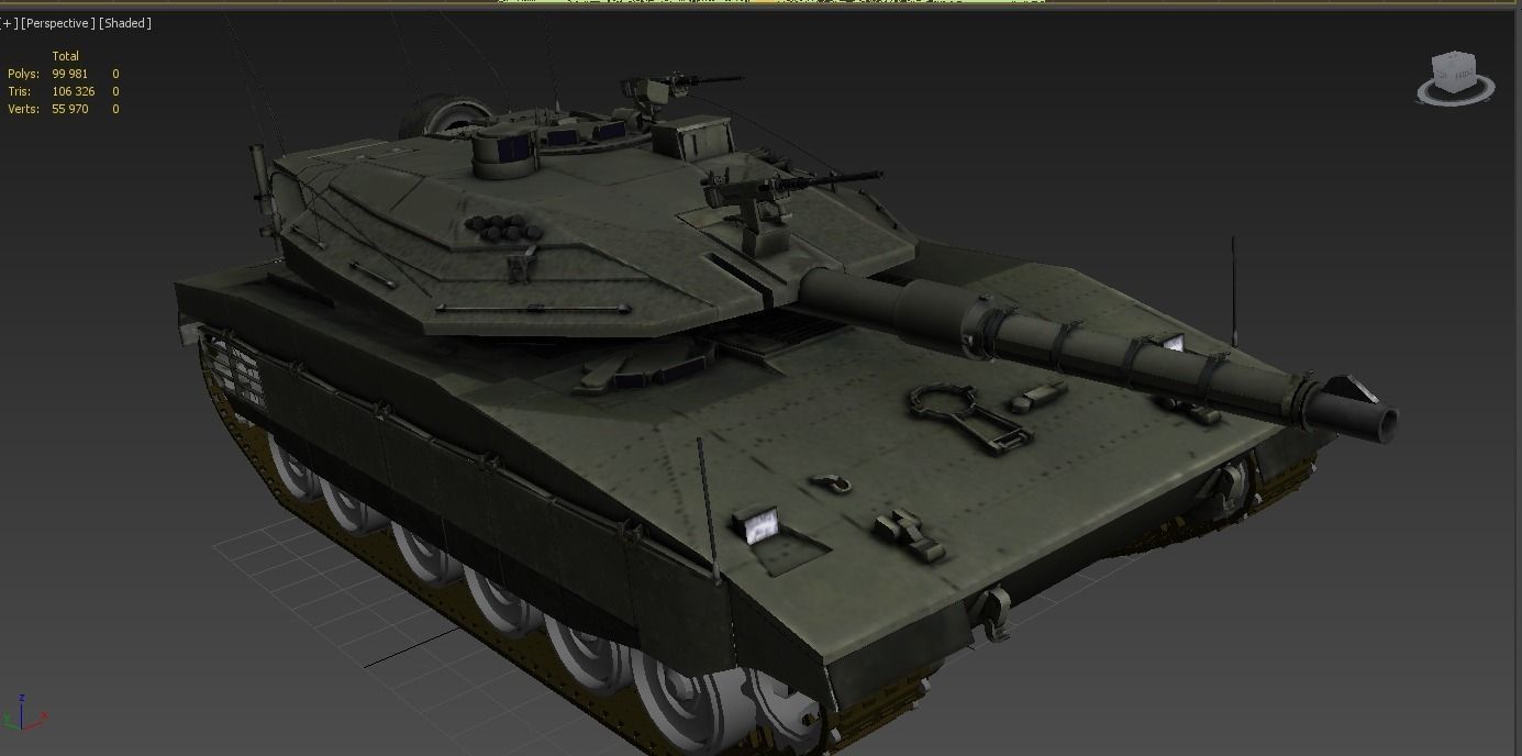 israel merkava 4 3D model | CGTrader