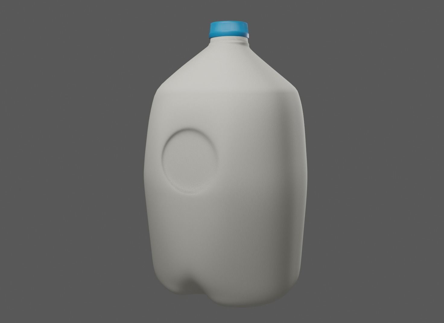 Milk Jug with Professionally Designed Label and Detailed Cap 3D model ...