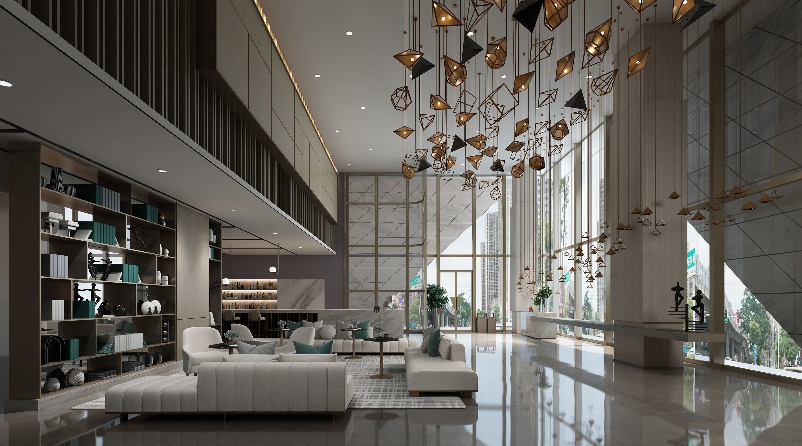evermotion 3D hotel lobby | CGTrader