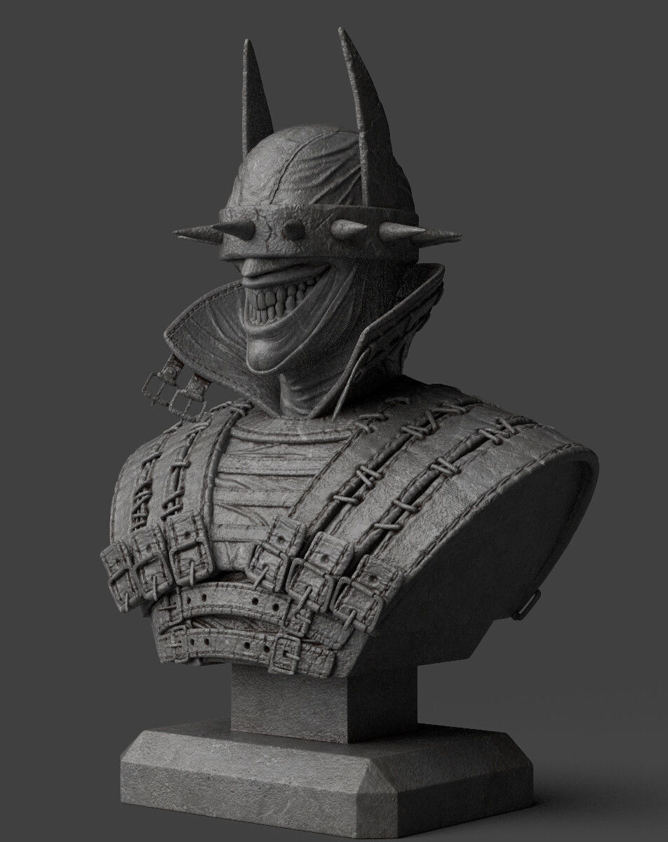 Batman Who laughs 3D model 3D printable | CGTrader