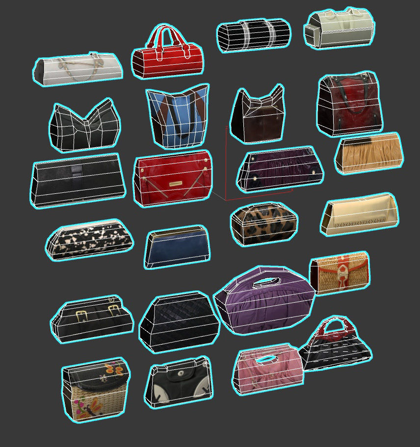 3D model Low poly Bags and suitcases VR / AR / low-poly | CGTrader