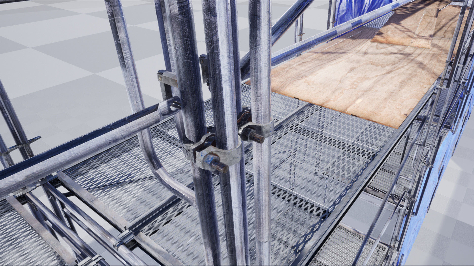 3D model Modular Scaffolding Set VR / AR / low-poly | CGTrader