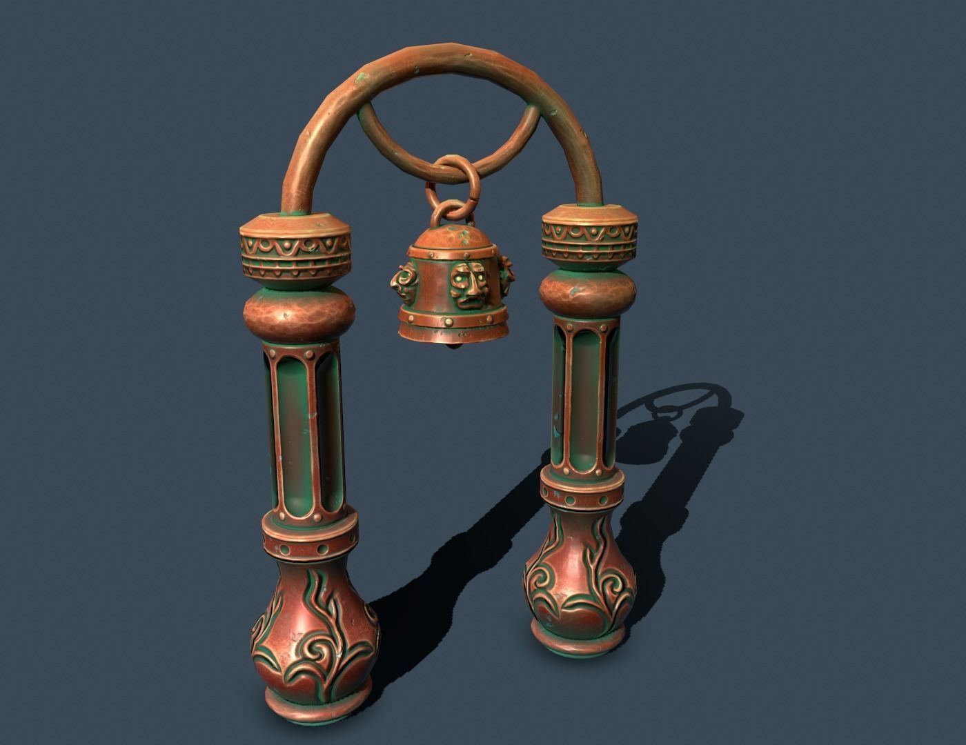 3D model Arch bell VR / AR / low-poly | CGTrader