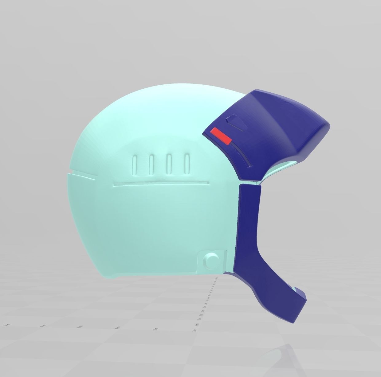 Zeta Gundam Pilot helmet Cosplay 3D model 3D printable | CGTrader