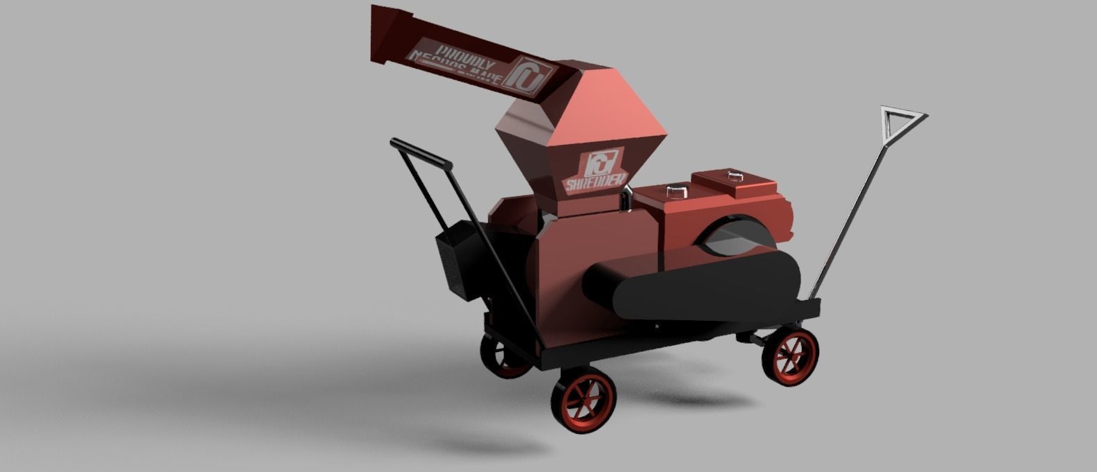 3D model Shredder wood chipper VR / AR / low-poly | CGTrader