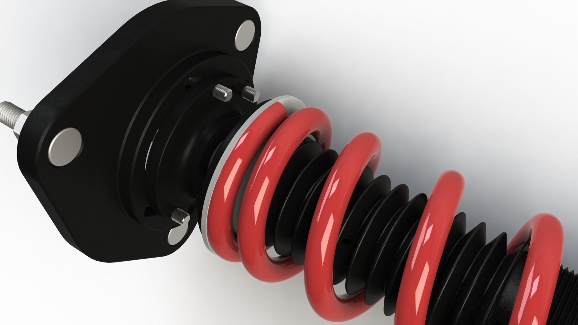 COILOVER shock absorber for honda 3D model | CGTrader