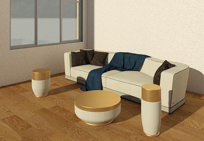 hall sofa 3D model | CGTrader