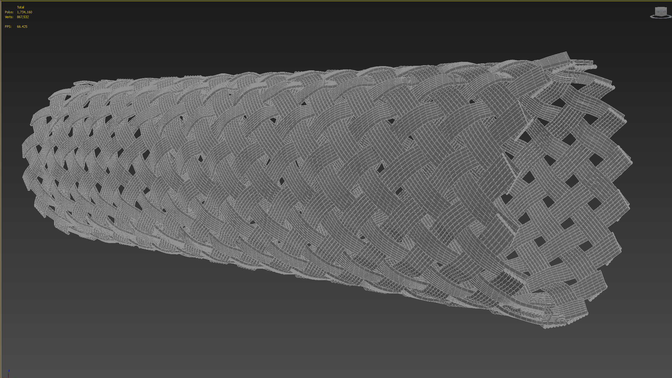 Wire braid 3D model | CGTrader