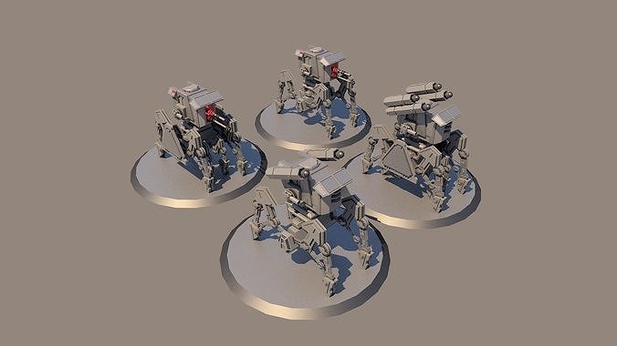 First Order Heavy Scout 3D model | CGTrader