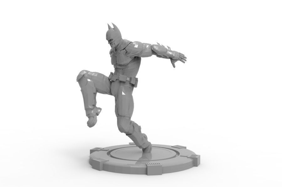 Batman - Dynamic Pose 3D model 3D printable | CGTrader