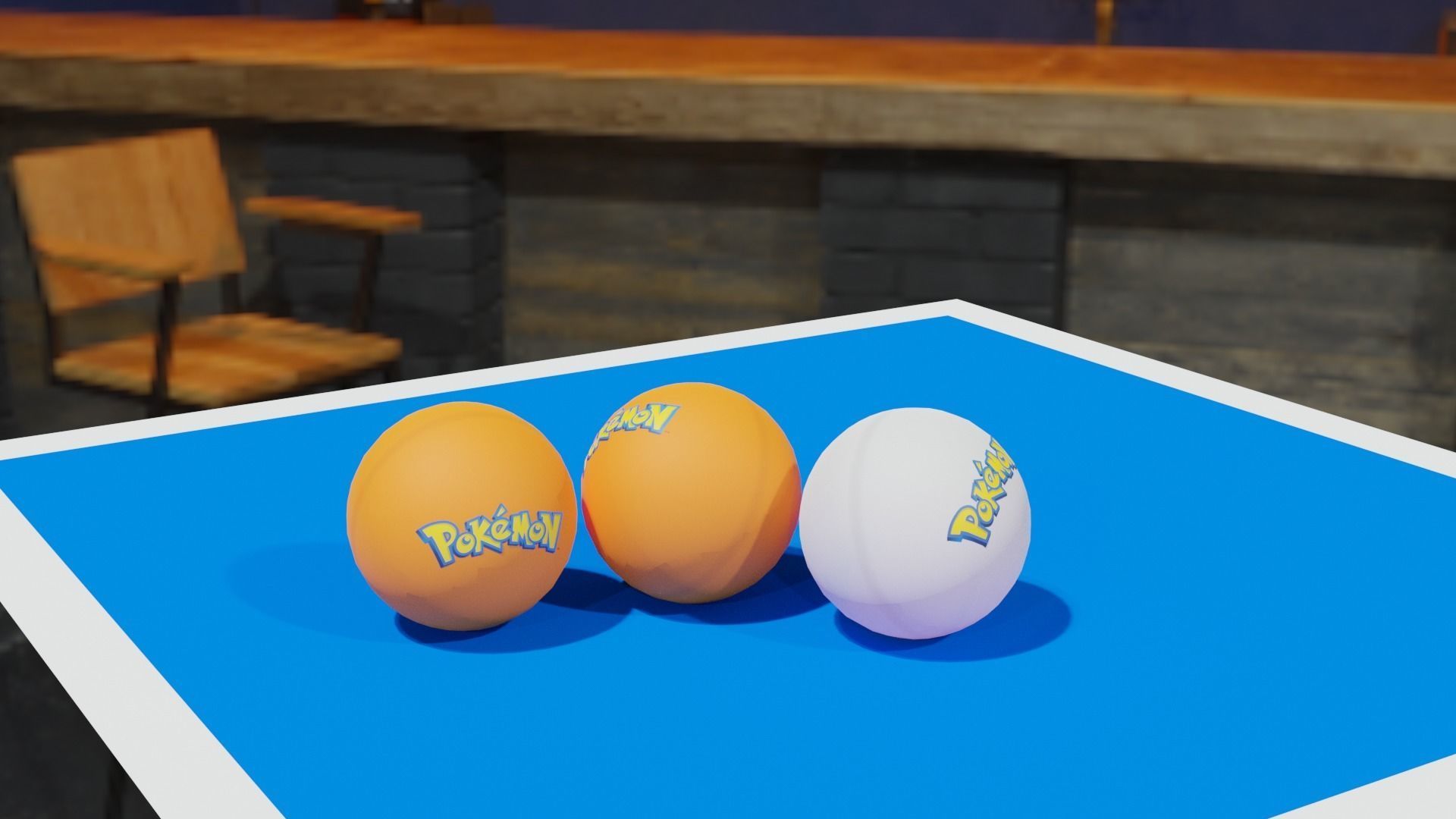 Ping pong ball 3D model | CGTrader