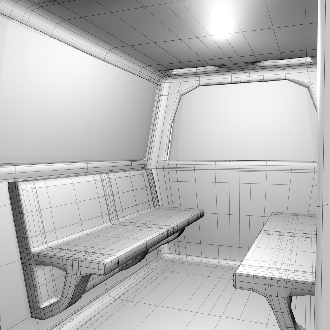 Cable Car 3D Model 3DS FBX BLEND DAE | CGTrader.com