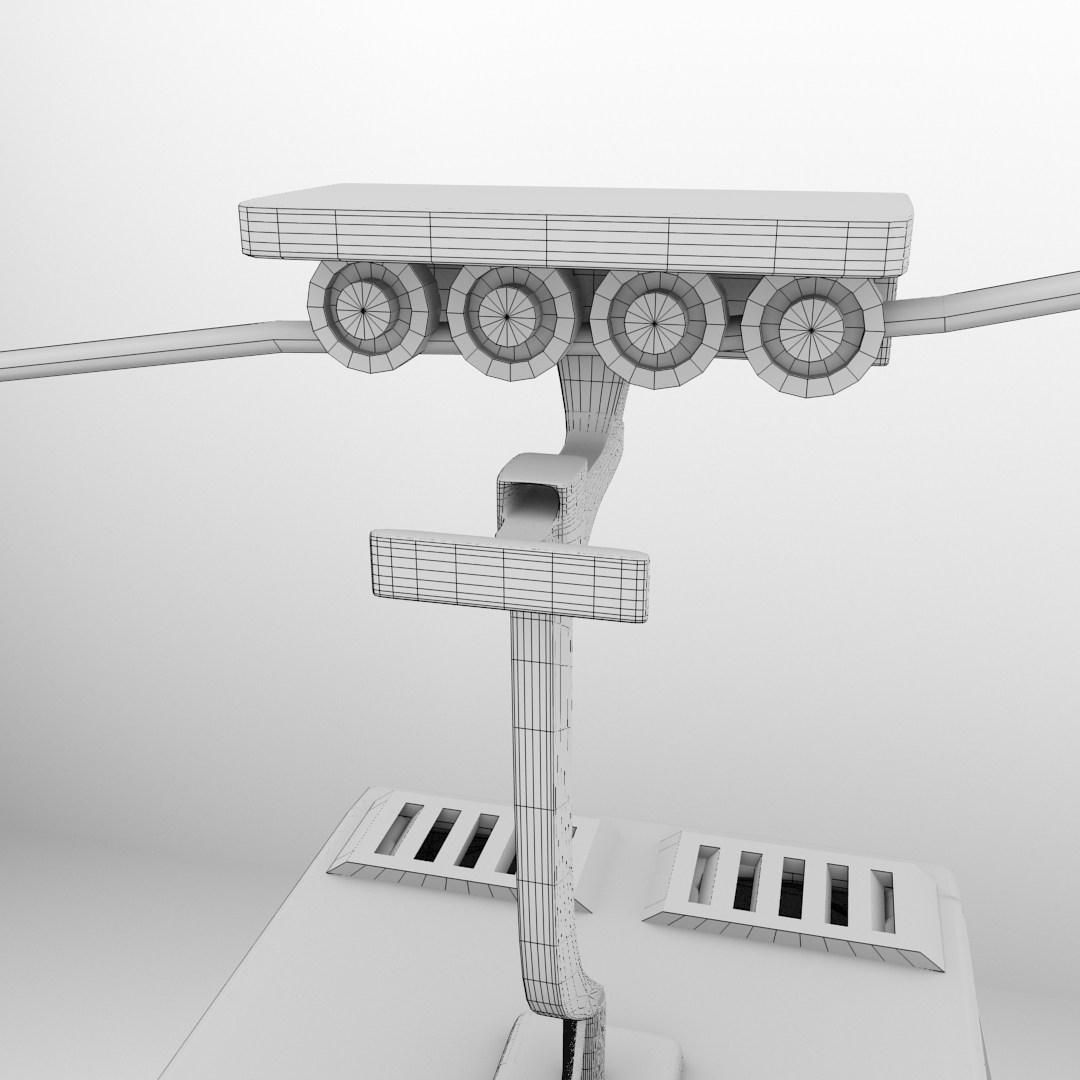 Cable Car 3D model | CGTrader