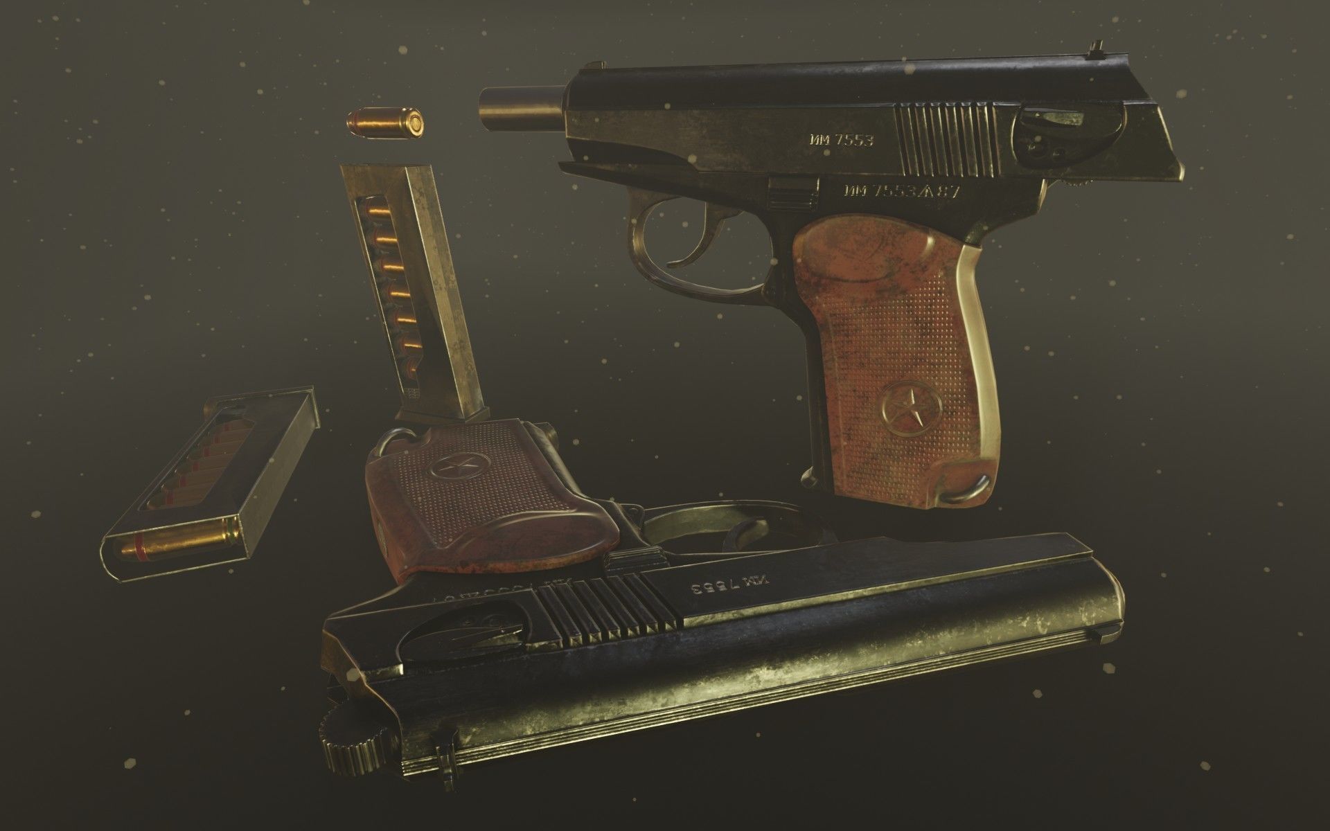 3D model Makarov PM VR / AR / low-poly | CGTrader